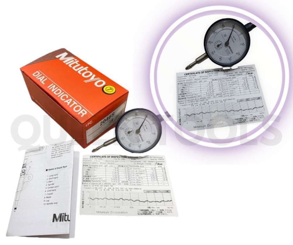 Promo Mitutoyo Dial Indikator Indicator 2046s 2046s Kuping Japan Diskon 23% Di Seller Dondon ...