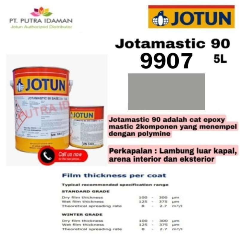 Promo Jotun Cat Epoxy / Jotamastic 90 Std 5 Ltr / 2 Komponen / 9907 ...