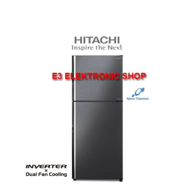 Promo Hitachi Rv40pgd8 (bbk) Kulkas 2 Pintu Pcm Door New Stylish Line Series Diskon 1% Di Seller ...