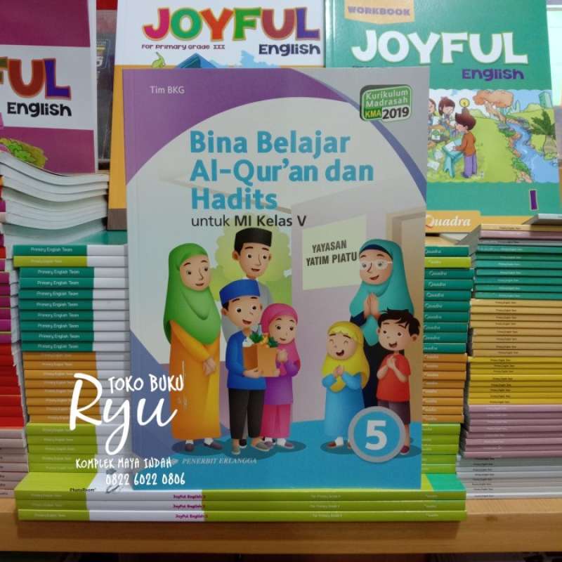 Promo Bina Belajar Al Quran Dan Hadits Kelas 5 Mi Kma19 Erlangga Diskon 23% Di Seller Anjangsana ...