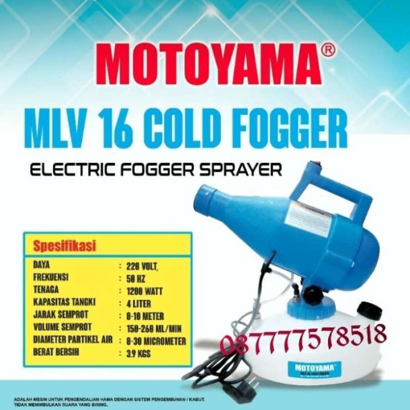 Promo U Cold Fogging/fogger Motoyama M16 Fogging Listrik Motoyama ...