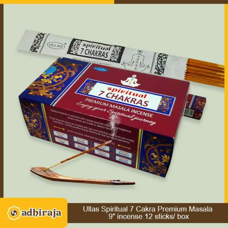 Promo Dupa Hio India Wangi Ullas Spiritual 7 Cakra @ 12 Pack /1 Box ...