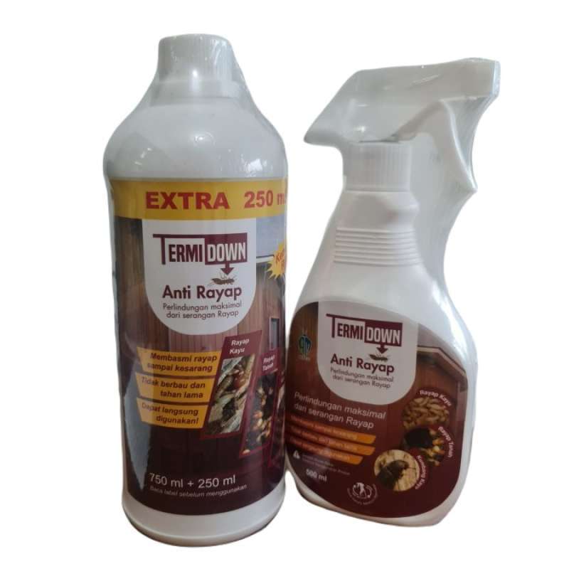 Promo Paket Termidown Anti Rayap Spray Siap Pakai Sprayer 250 Ml Dan ...