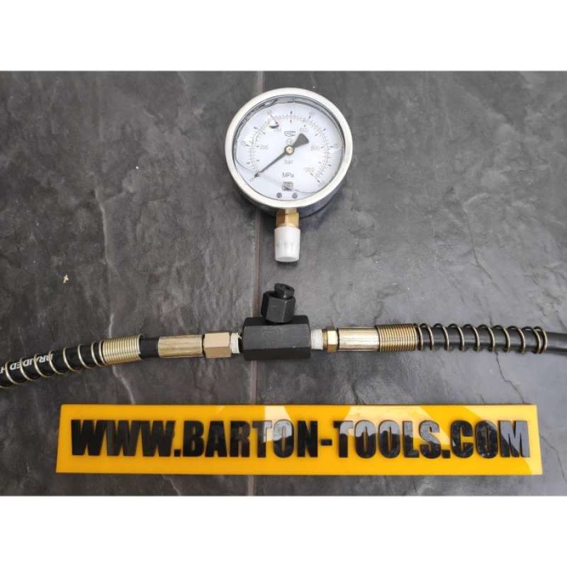Promo Pressure Gauge 100mm 1000bar 14500psi Bar-1000 Barton Diskon 23% ...
