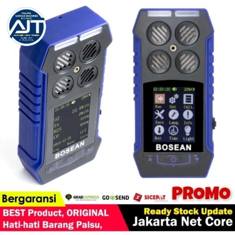Promo Bh-4s Gas Detector 4 In 1 H2s Lel O2 Co Monitor Bh4s Hydrogen Bosean Diskon 23% Di Seller ...