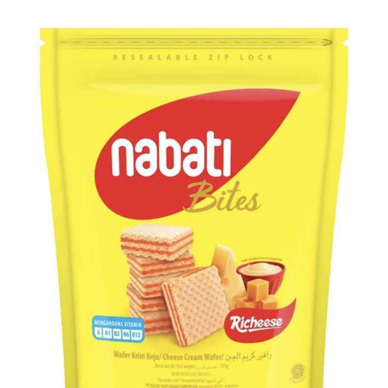 Jual Nabati Wafer Cream Pouch 115gr 1 Ctn Isi 18 Pouch - Coklat Di ...