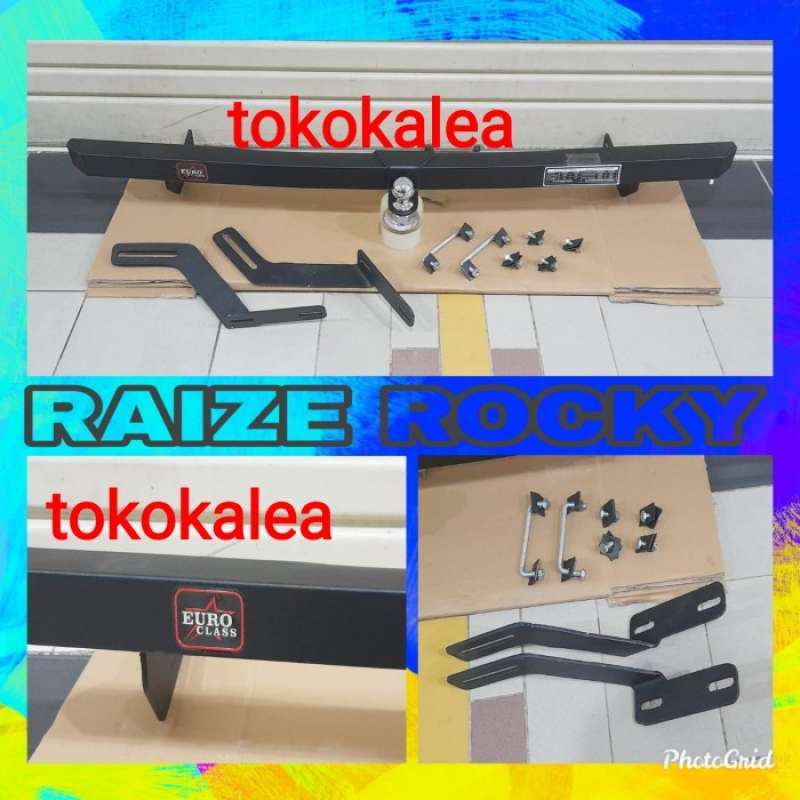Promo Towing Bar Bumper Belakang Mobil Raize Rocky 2022 Pengaman Bumper ...