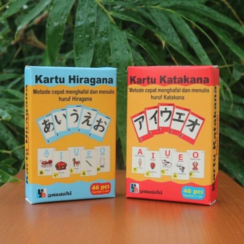 Promo Paket Flashcard Hiragana Dan Katakana Diskon 12% Di Seller ...