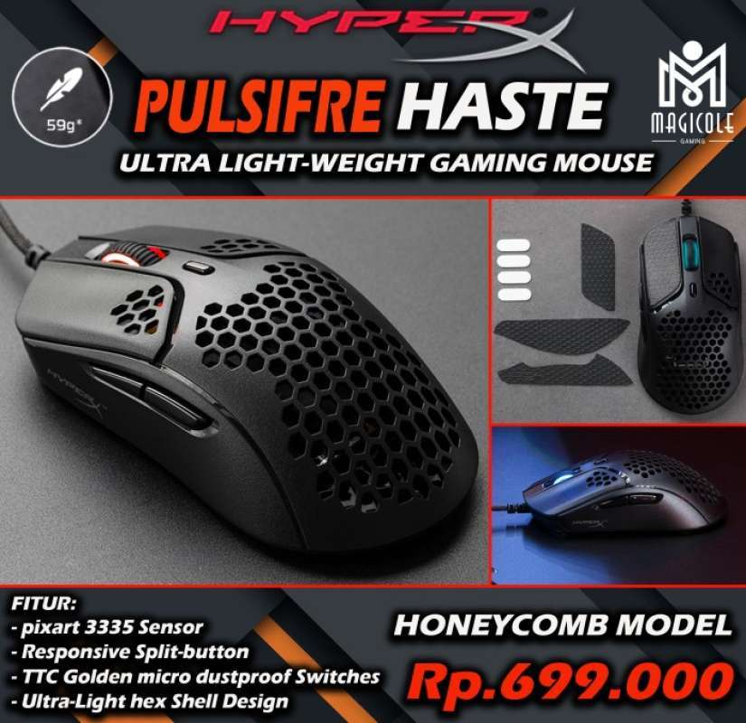 Promo Hyperx Pulsefire Haste Gaming Mouse Diskon 23% Di Seller Utepe ...