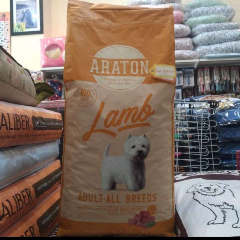 Promo Dog Food Araton Lamb/ Salmon Adult All Breeds 15kg Gojek/grab ...