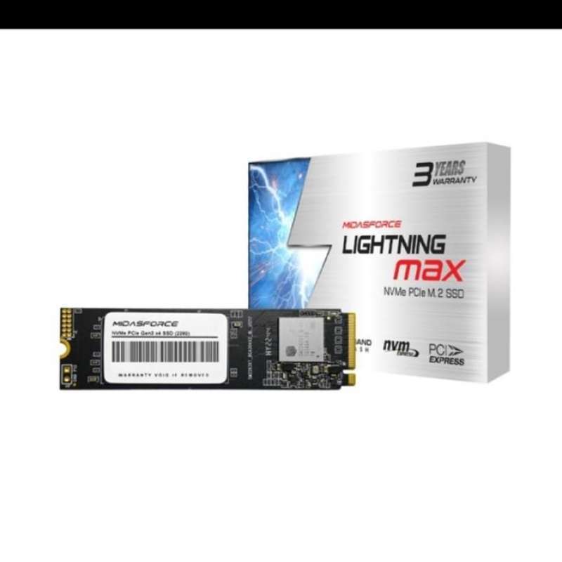 Jual Ssd M.2 Nvme Midasforce 1tb Super Lightning Pcie Gen 3 - + Baut Di ...