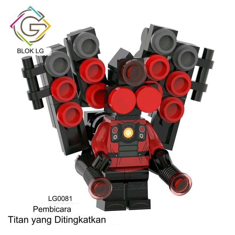 Jual Mini Figure Skibidi Toilet Man Speaker Man - Tri Titan Di Seller ...