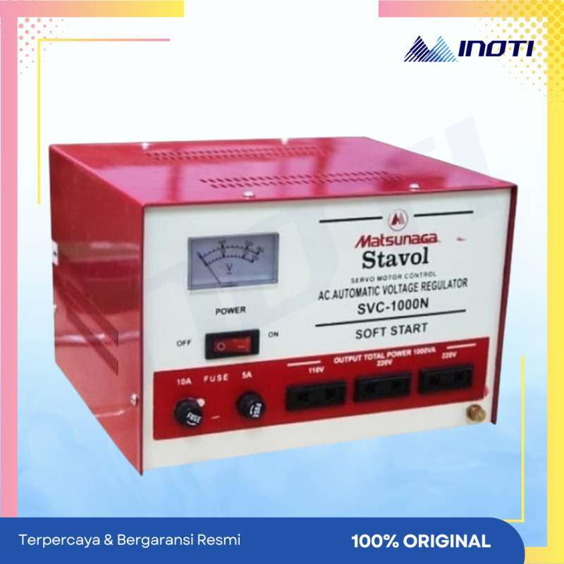 Jual Stabilizer Matsunaga 1000watt 1000 Watt 1000w Stavol Svc 1000n Di Seller Inoti Official ...