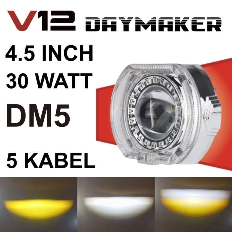 Jual Lampu Utama Led Daymaker 4.5 Inch 4,5 Inchi Biled Ala Ala Projie ...