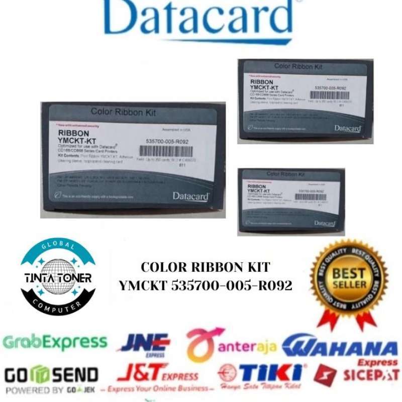 Jual Datacard Color Ribbon Kit Ymckt Pn 353700-005-r092 Di Seller Gtt ...