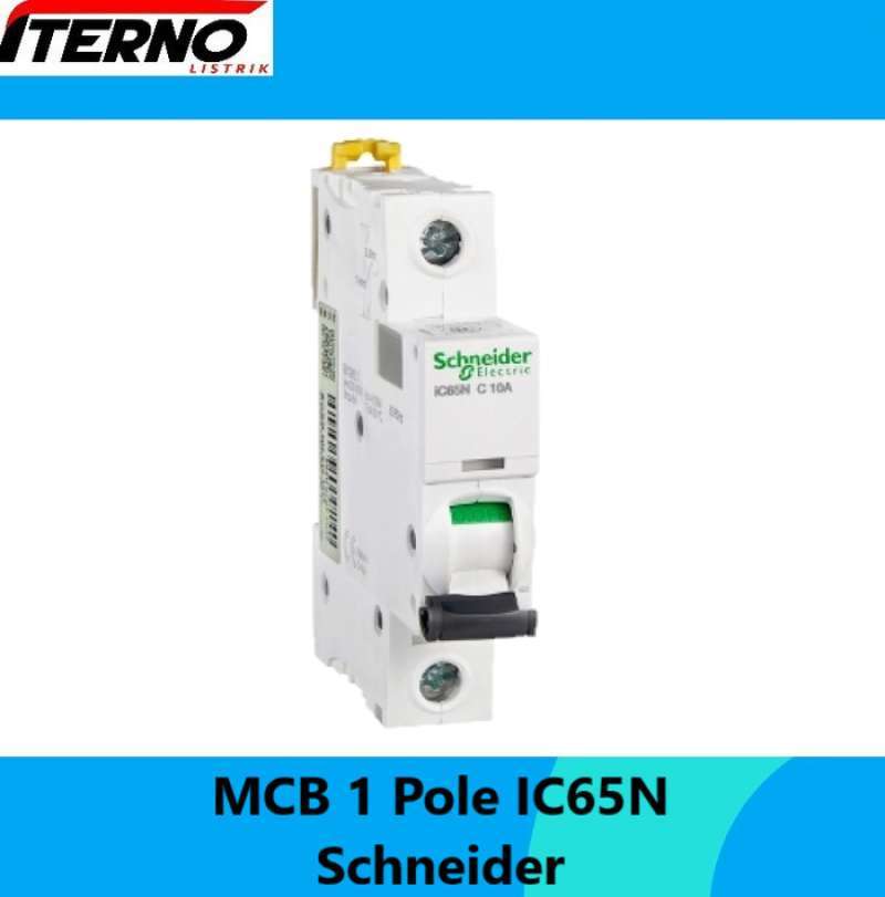 Promo Mcb Ic65n 1p 2a 4a 6a 10a 16a 20a 25a 32a 40a 50a 63a 6ka Schneider - 6a Diskon 50% Di ...