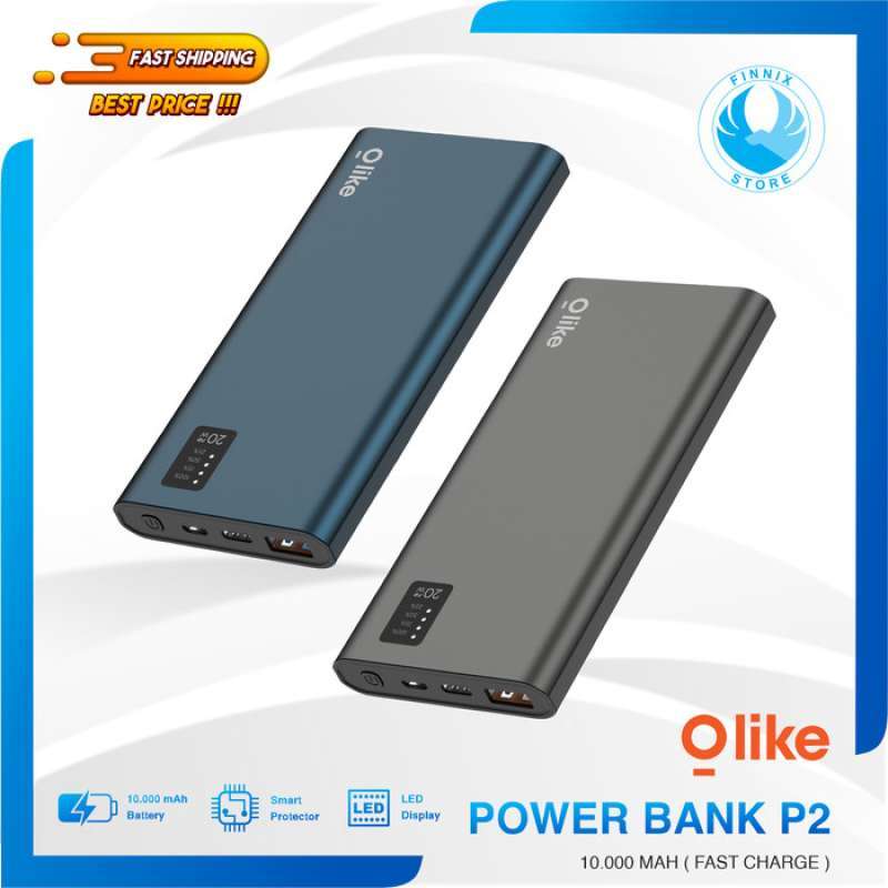 Promo Olike P2 Powerbank 10000mah Fast Charging & Led Display Diskon 50 ...