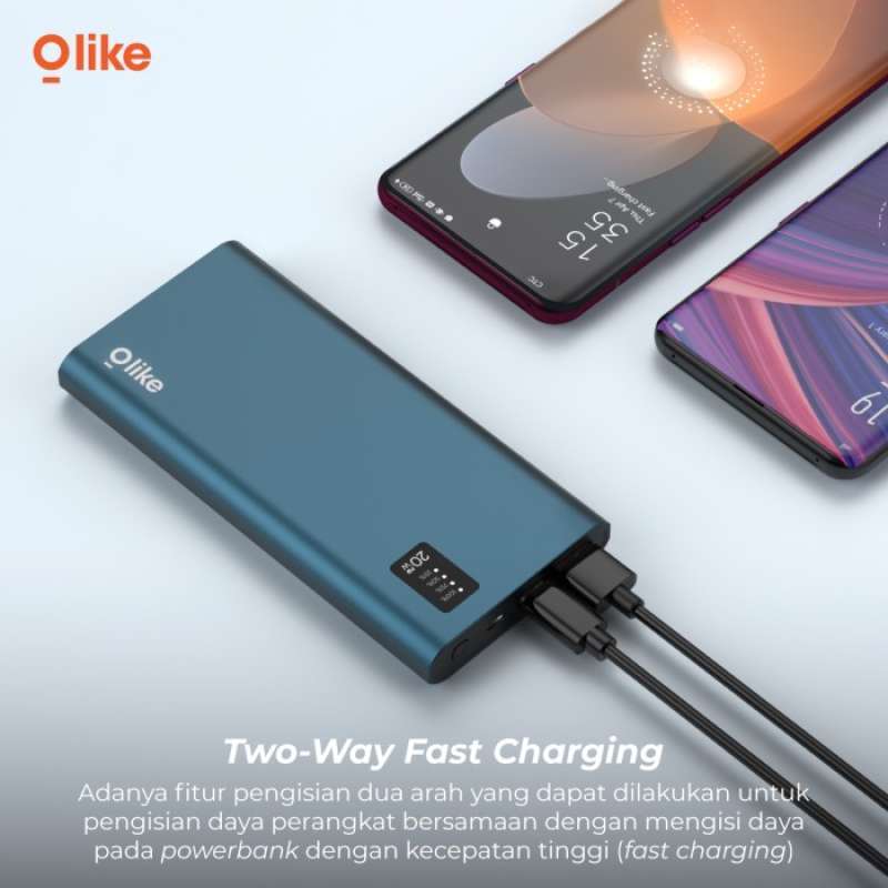 Promo Olike P2 Powerbank 10000mah Fast Charging & Led Display Diskon 50 ...