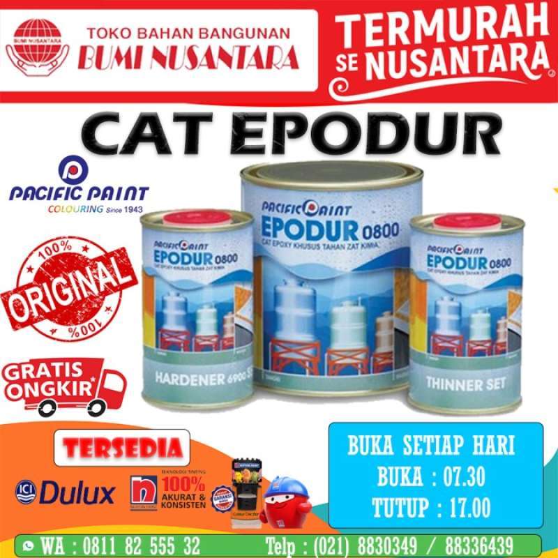 Promo Epodur Cat Lantai Cat Epoxy Cat Epodur Pacific Gojek Grab Ready ...