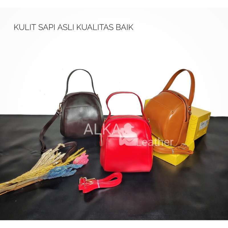Promo Nzs Tas Kulit Garut Tas Wanita Tas Papirut Diskon 27% Di Seller ...