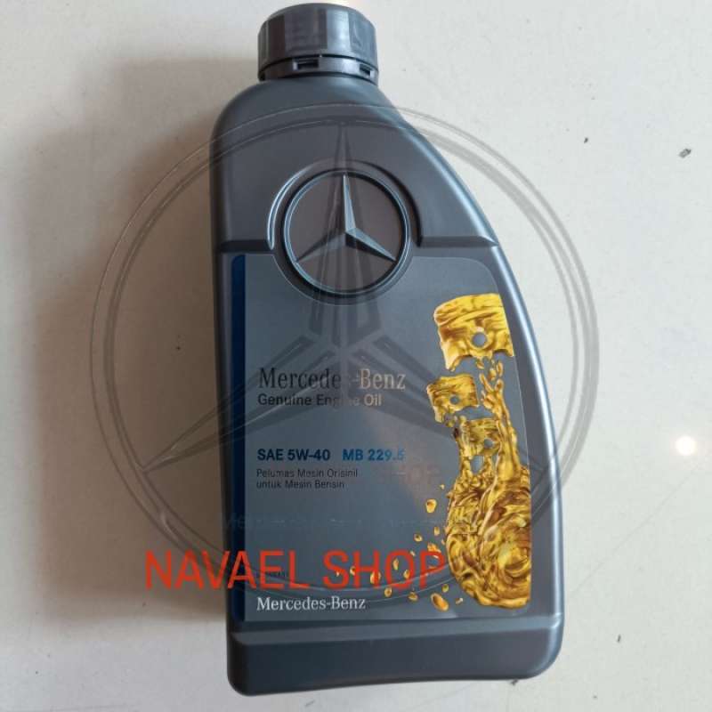 Promo Genuine Engine Oil Mercedes Benz Sae 5w-40 Germany Mb 229.5 Oli ...