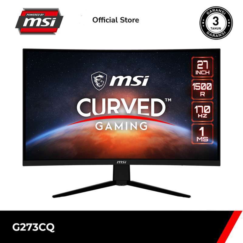 Jual Msi G273cq Gaming Monitor - Curved Wqhd 170hz 27 Inch Di Seller ...