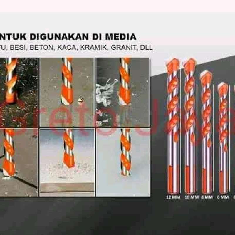 Jual Matabor Multifungsi Orange Mata Bor Multi Fungsi Purpose Drill ...