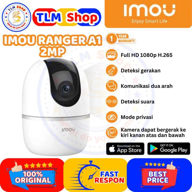 Jual Cctv Imou Ranger A1 2mp Smart Home Wifi Ip Camera Indoor 1080p Di ...