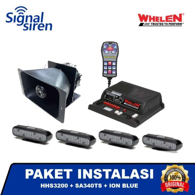 Jual Paket Instalasi Whelen Hhs3200 + Whelen Sa340ts + Whelen Ion Di ...