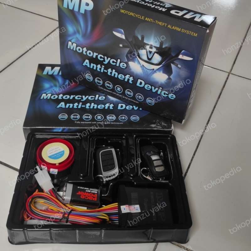 Promo Alarm Motor Mp One Injeksi+hazard+baterai Cadangan Diskon 23% Di ...
