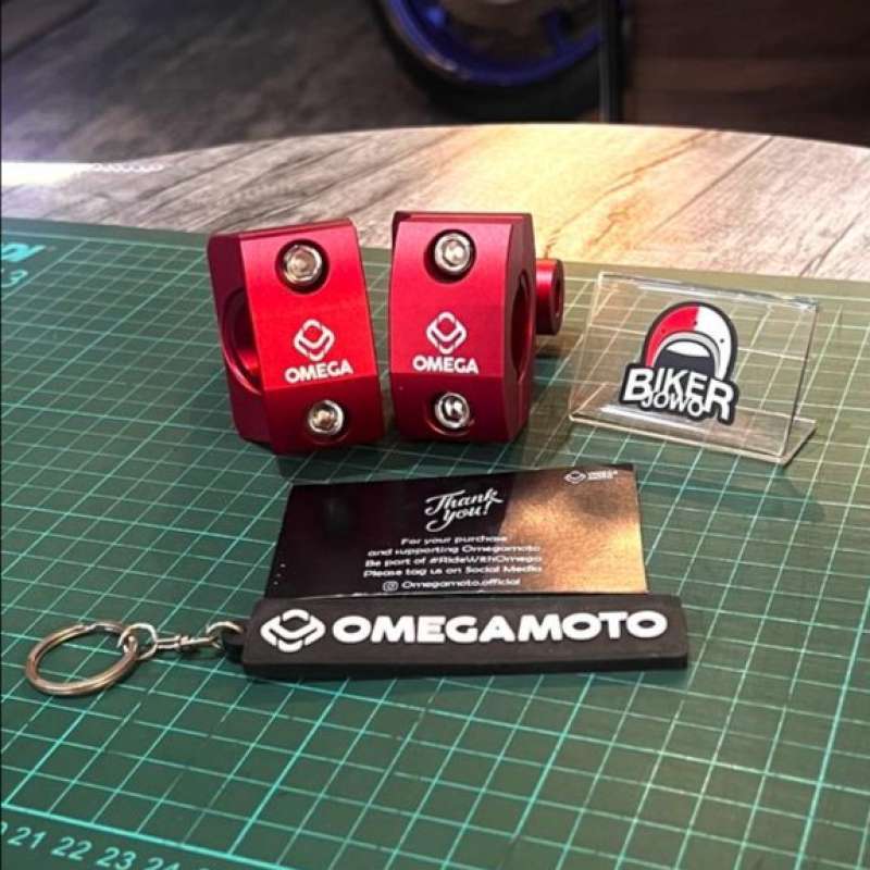 Promo Omega Moto Pivot Riser Raiser Adjustable Omegamoto Original ...