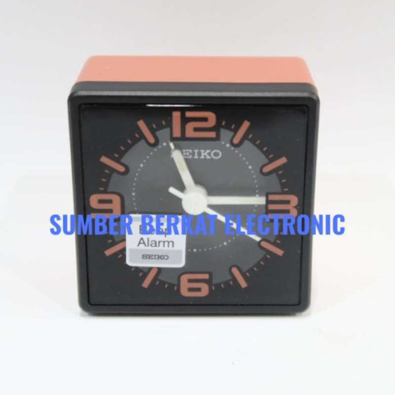 Promo Jam Beker/weker Seiko Qhe091p Lumibrite Neon Beep Alarm Clock ...