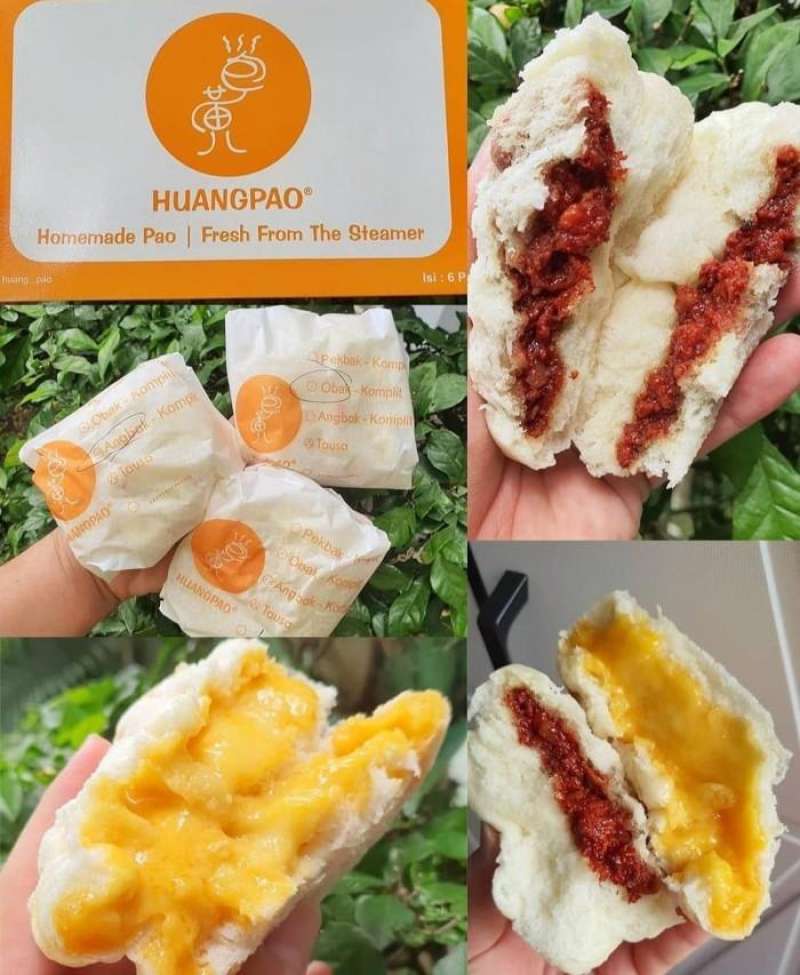 Jual Paket Huang Pao 6 Biji Per Kotak Isi Daging Babi Bak / Bakpao ...