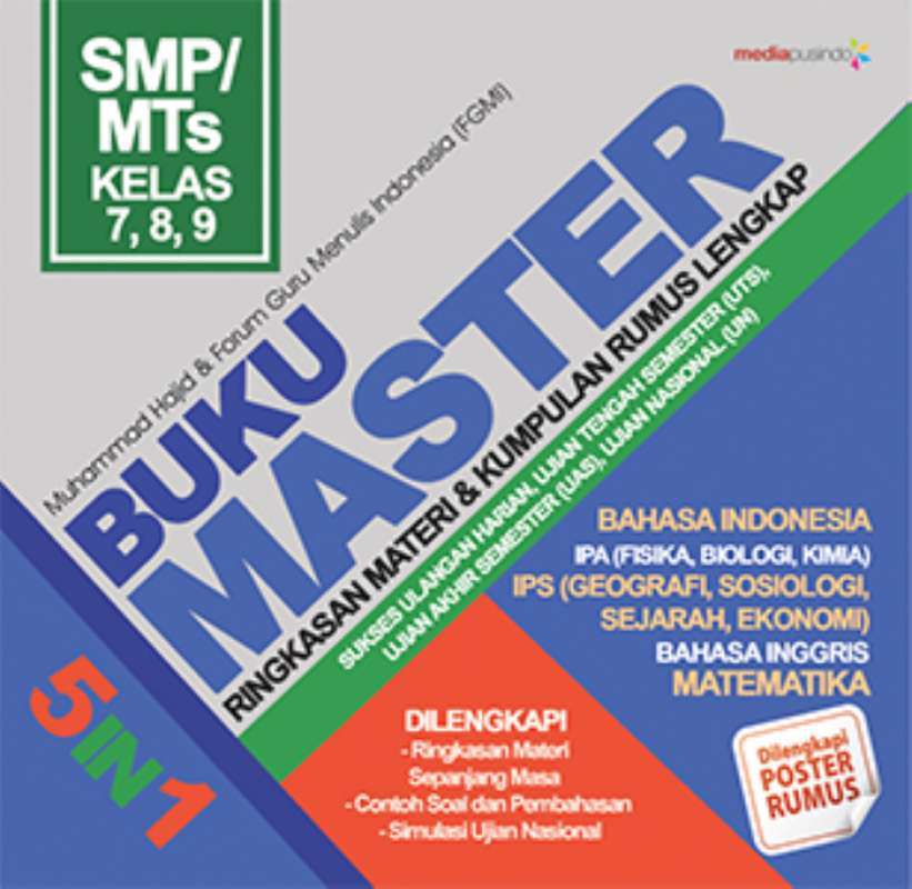 Promo Buku Master (ringkasan Materi & Kumpulan Rumus Lengkap) Smp/mts Diskon 28% Di Seller Huka ...