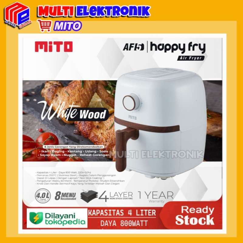 Jual Air Fryer Mito Af5 Af 5 Af 5 Wood Series Kapasitas 4 Ltr