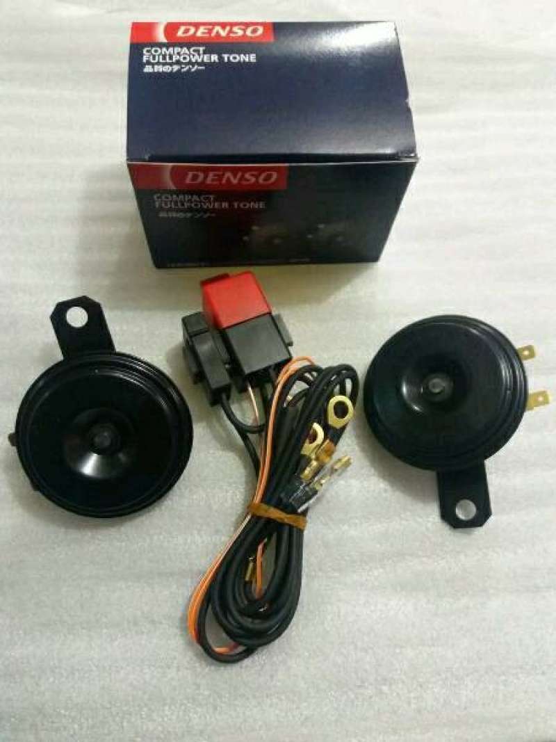 Promo Klakson Denso Disc+ Relay Set/suara Avanza Diskon 25% Di Seller ...