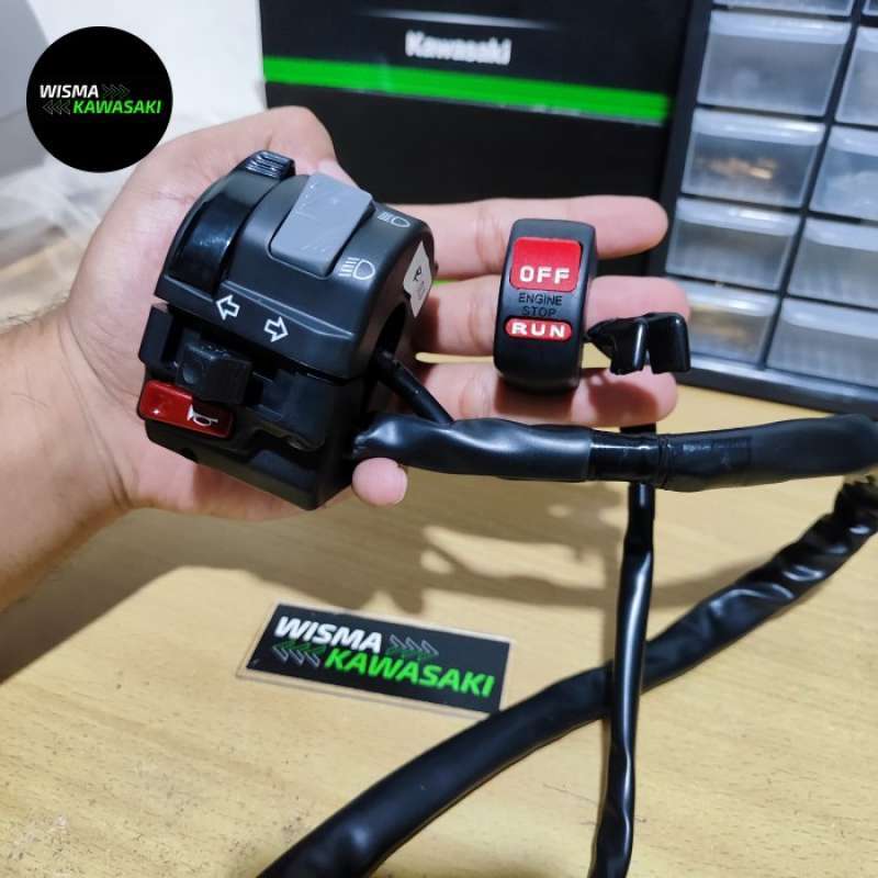 Promo Saklar Holder Kiri & Engine Stop Gas Spontan Pnp Ninja R Rrvixion ...