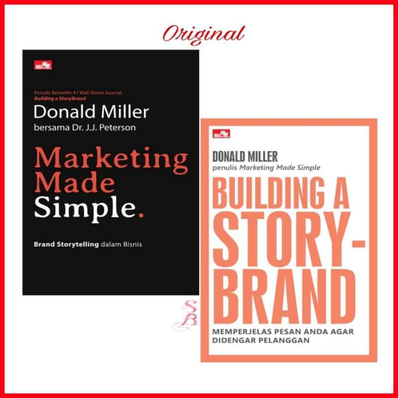 Promo Buku Marketing Made Simple & Building A Story Brand Donald Miller Diskon 26% Di Seller ...