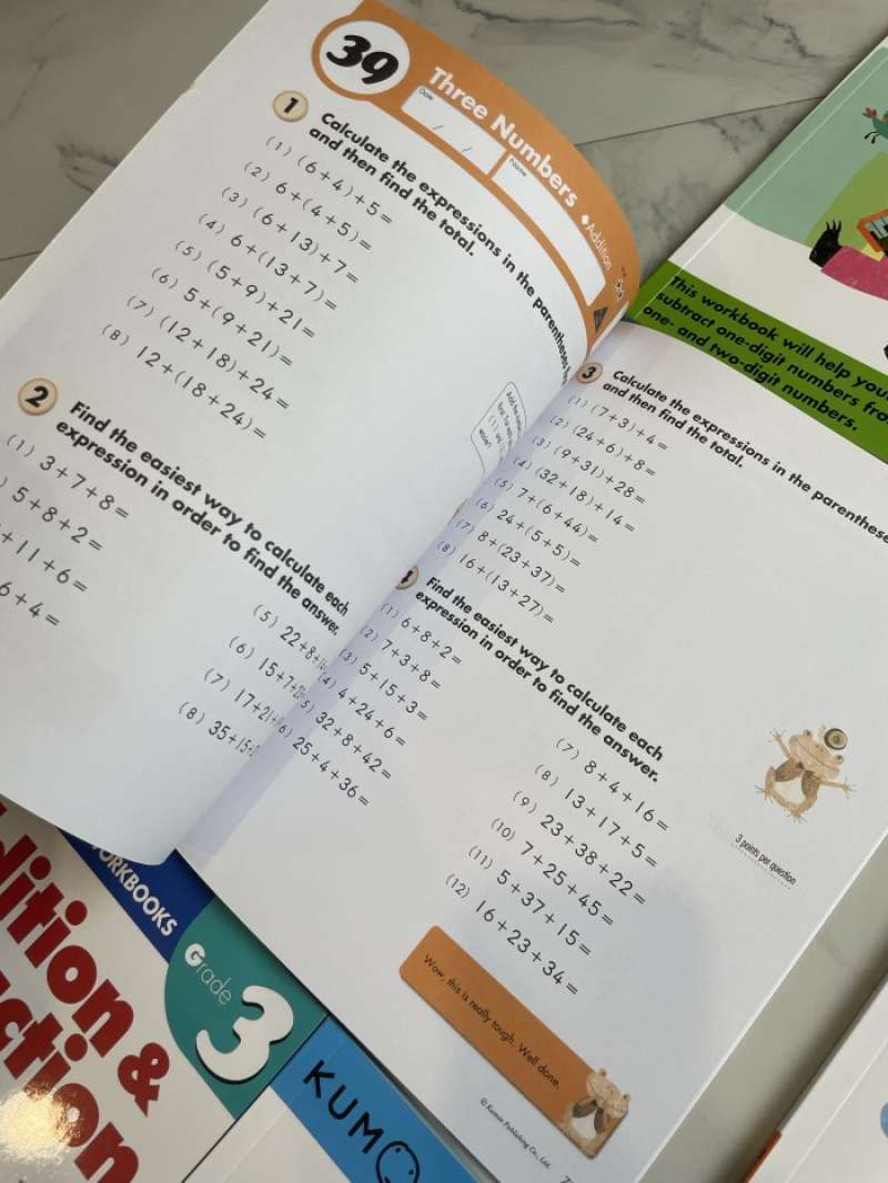 Promo Kumon Math Workbooks Imported Book Buku Impor Matematika Anak Sd ...