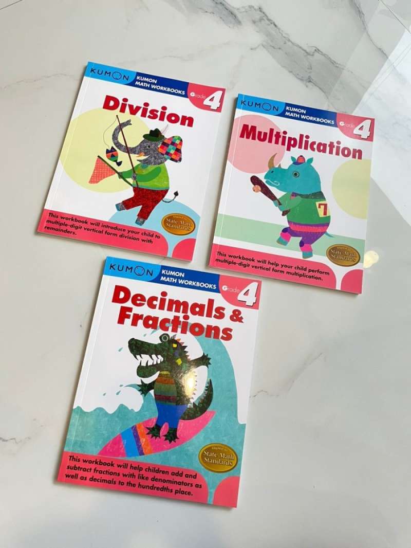 Promo Kumon Math Workbooks Imported Book Buku Impor Matematika Anak Sd ...