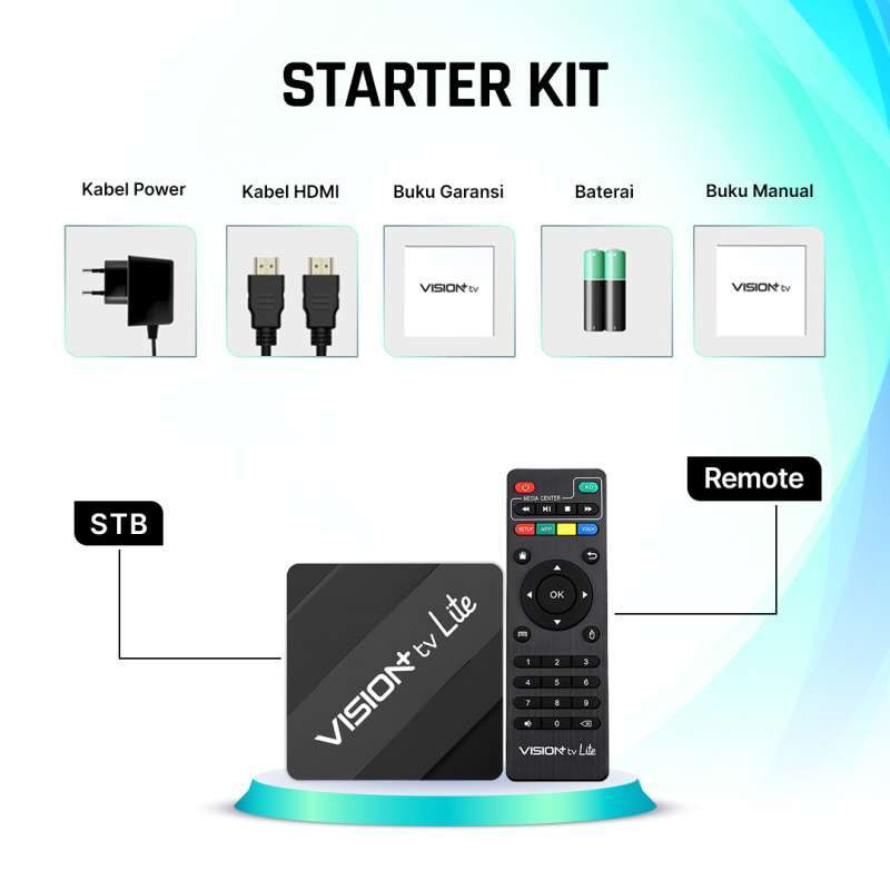 Promo Android Box Vision+ Tv Lite Series - Reguler Plan Gratis 30 Hari ...