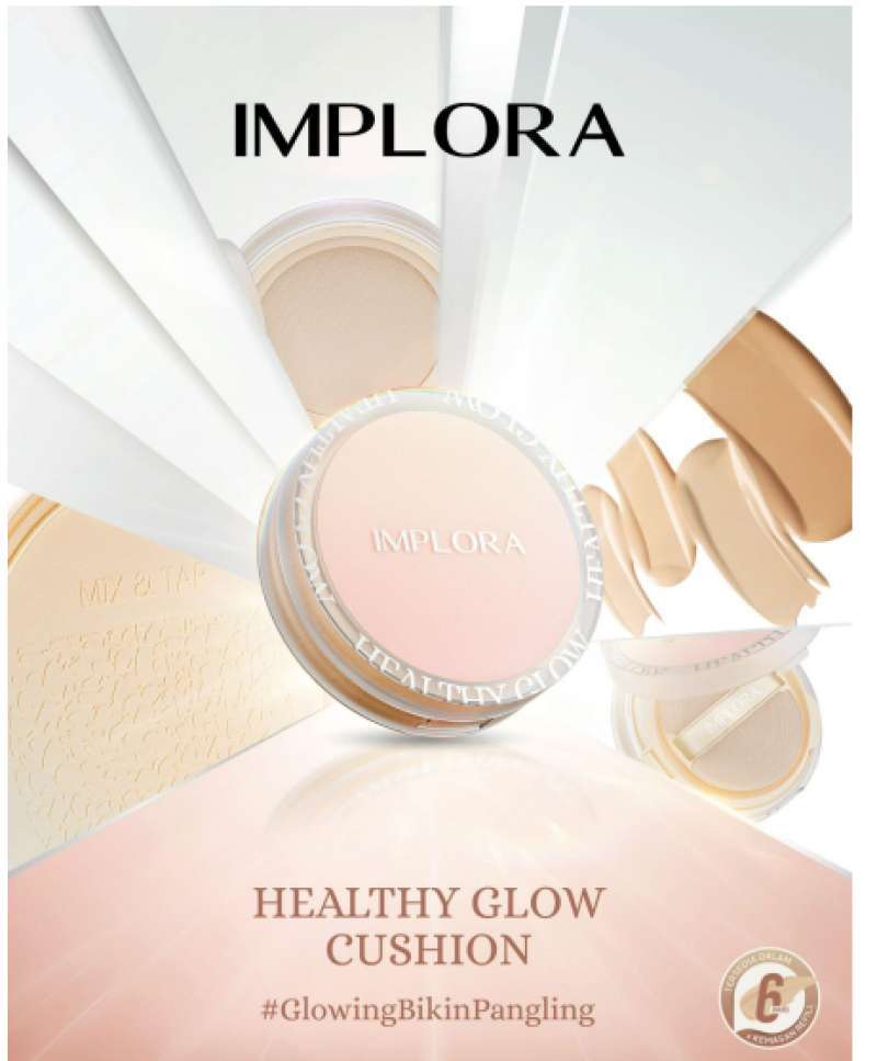 Jual Implora Healthy Glow Cushion Base Makeup Alas Bedak Di Seller ...