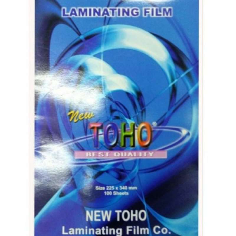 Jual Laminating Film Toho Ukuran Folio F4 Isi 100 Lembar Plastik Di Seller Noelle - Cengkareng ...
