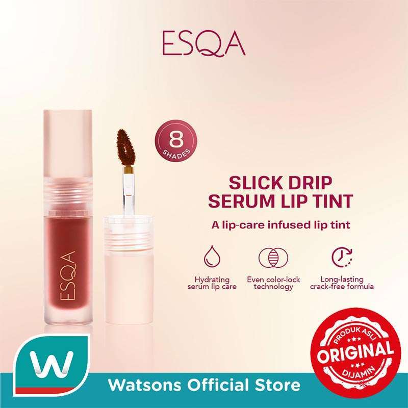 Jual Esqa Slick Drip Serum Lip Tint Royal Ruby 2.5ml Di Seller Watsons ...