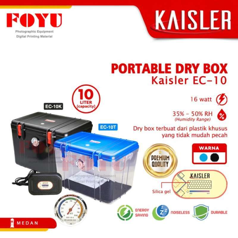 Jual Dry Box Plastik Kering Kamera Silica Gel Elektrik 10 L Kaisler Ec-10 - Ec-10t Di Seller ...