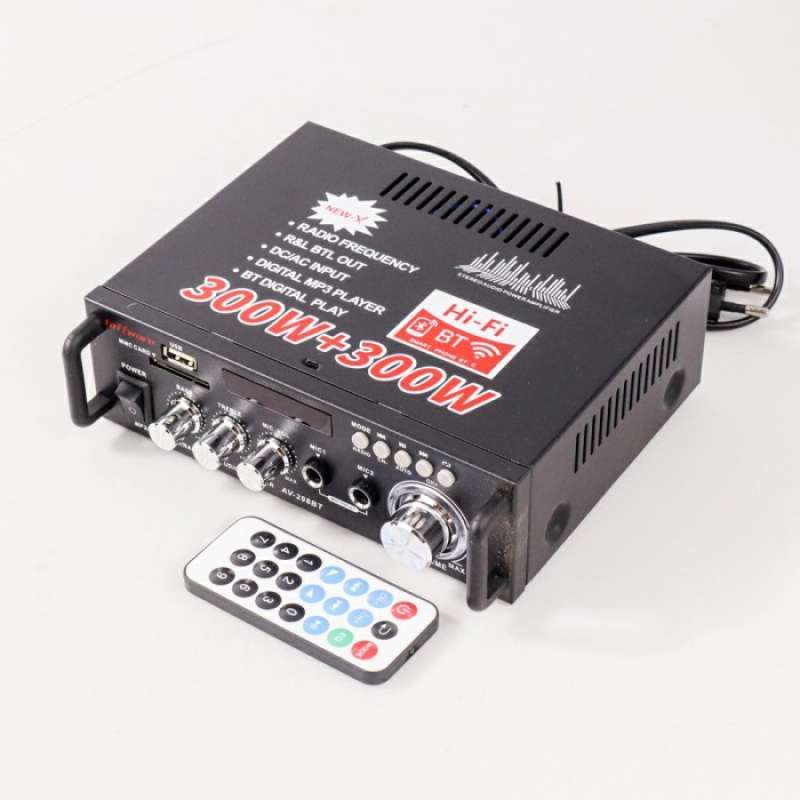 Jual Taffware Bluetooth Audio Amplifier Karaoke Home Theater Fm Radio ...