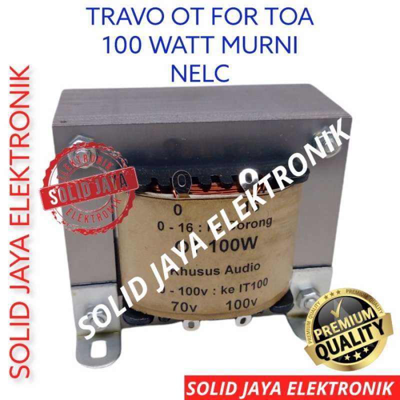 Jual Travo Trafo Ot 100w Untuk Ampli Amplier Ke Speaker Matching Corong Toa Di Seller Noelle ...