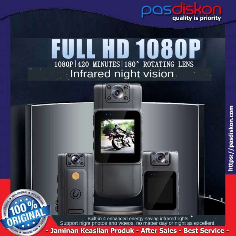 Jual Mini Camera Full Hd 1080p Rotating Lens 1000mah - Law Enforcement ...