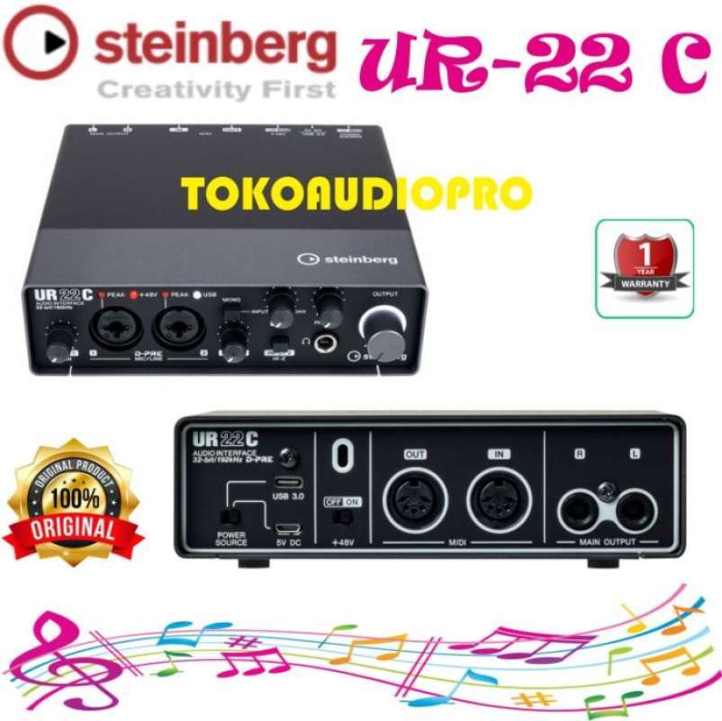 Promo Soundcard Steinberg Ur22c Ur-22c Ur 22c Diskon 23% Di Seller Melodiya Store - Cengkareng ...