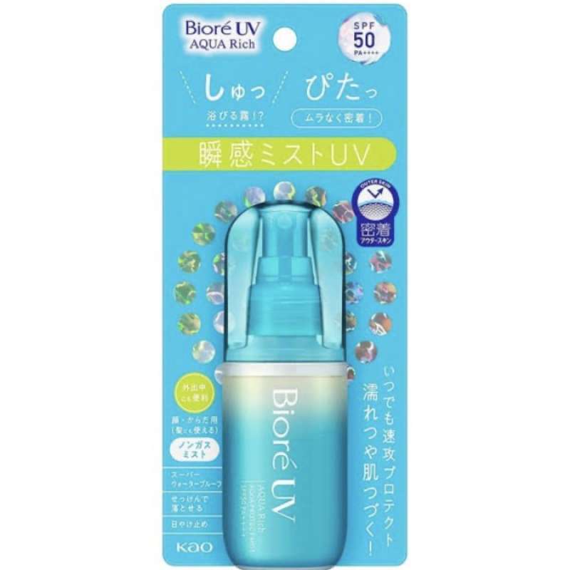 Promo Biore Uv Rich Tect Mist Spf50 Pa++++ Diskon 23% Di Seller Resican ...